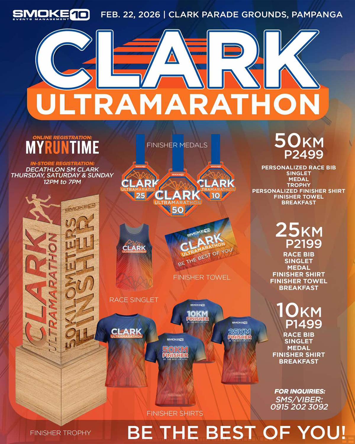 Clark Ultramarathon 2026 | Clark Freeport Zone