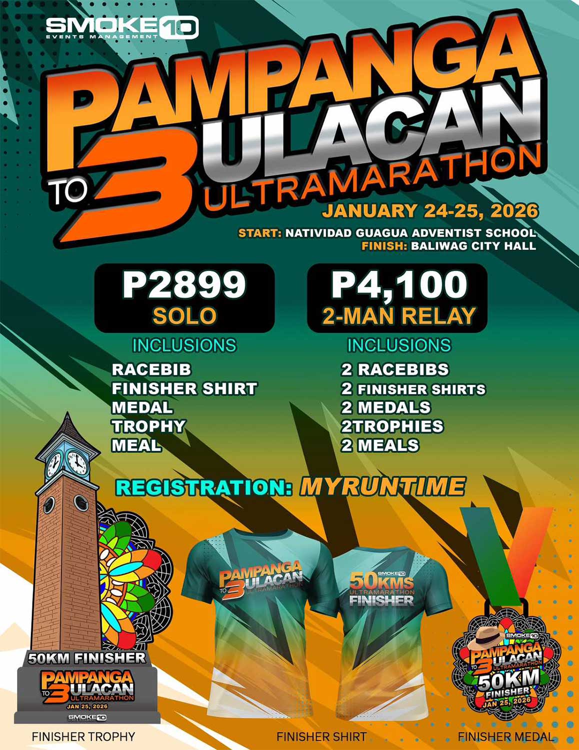 Pampanga to Bulacan Ultramarathon 2026 | Pampanga
