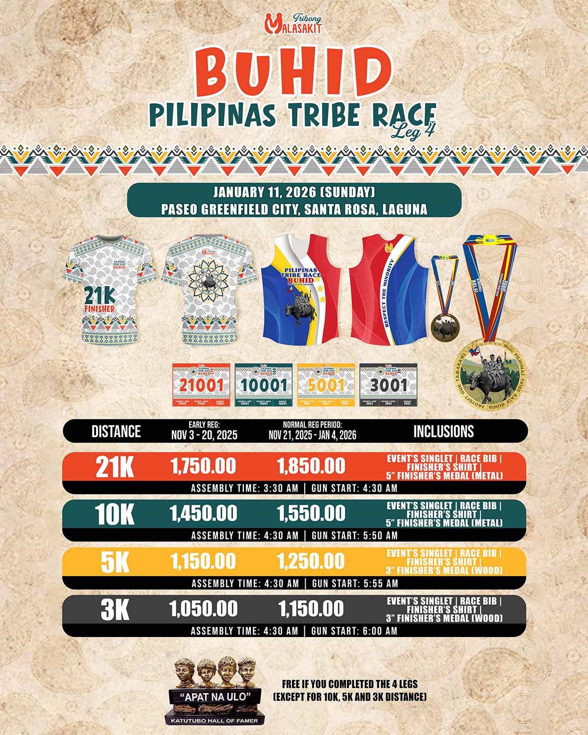 Pilipinas Tribe Race Buhid 2026 | Santa Rosa City, Laguna