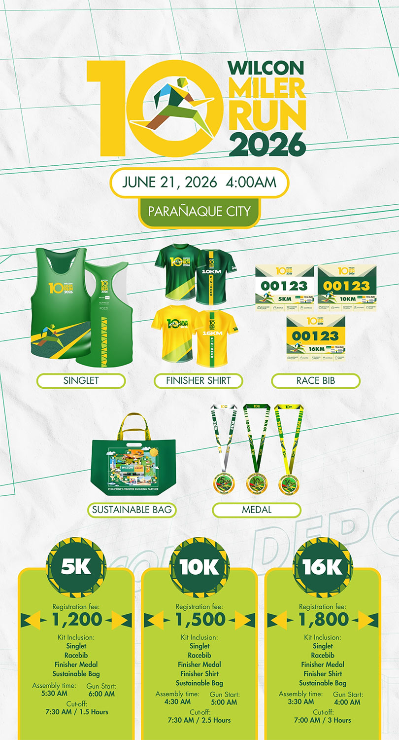 Wilcon 10-Miler Run 2026 | Parañaque City, Metro Manila